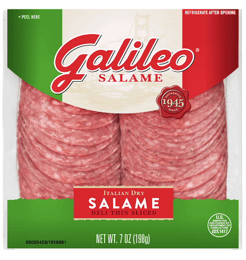 Galileo® Salame | Authentic Italian Salame | "Galileo® Salame";