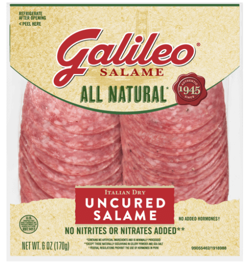 Galileo® Salame | Authentic Italian Salame | "Galileo® Salame";